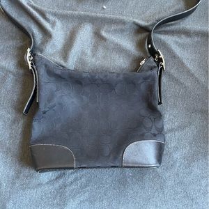 Coach | Bags | Coach Purse 6347 Black Satin Jacquard Signature Purse ...